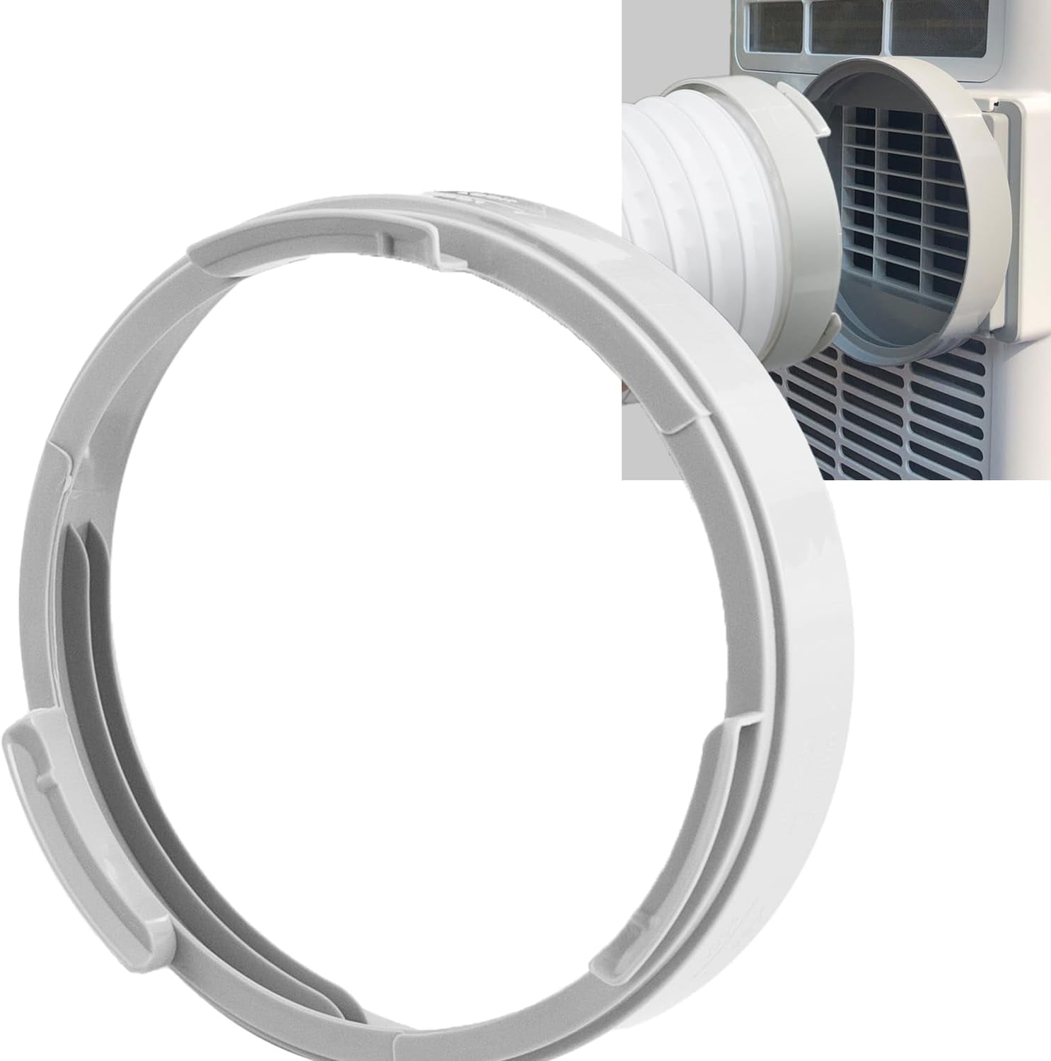 5.9 Inch Portable Air Conditioner Exhaust Hose Coupler, Round Coupler ...