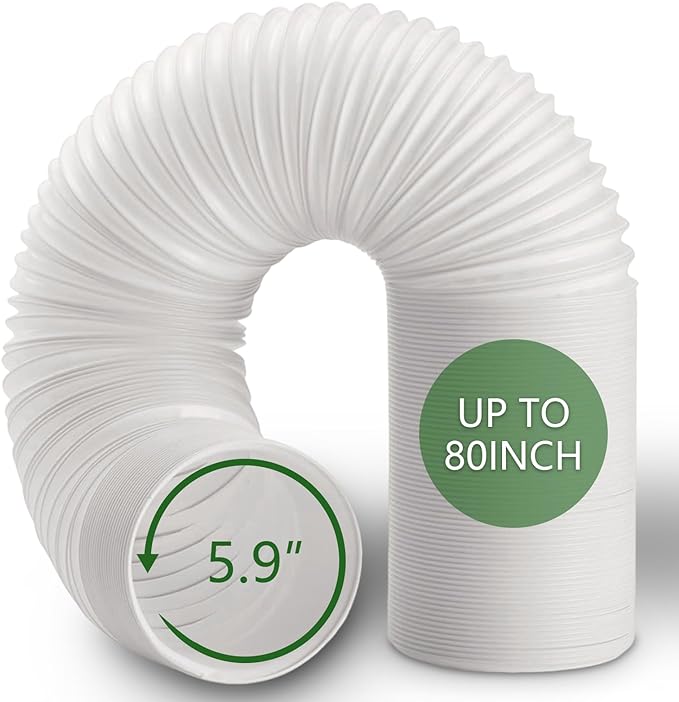 5.9 Inch Portable Air Conditioner Hose,Anti-Clockwise Thread Portable ...