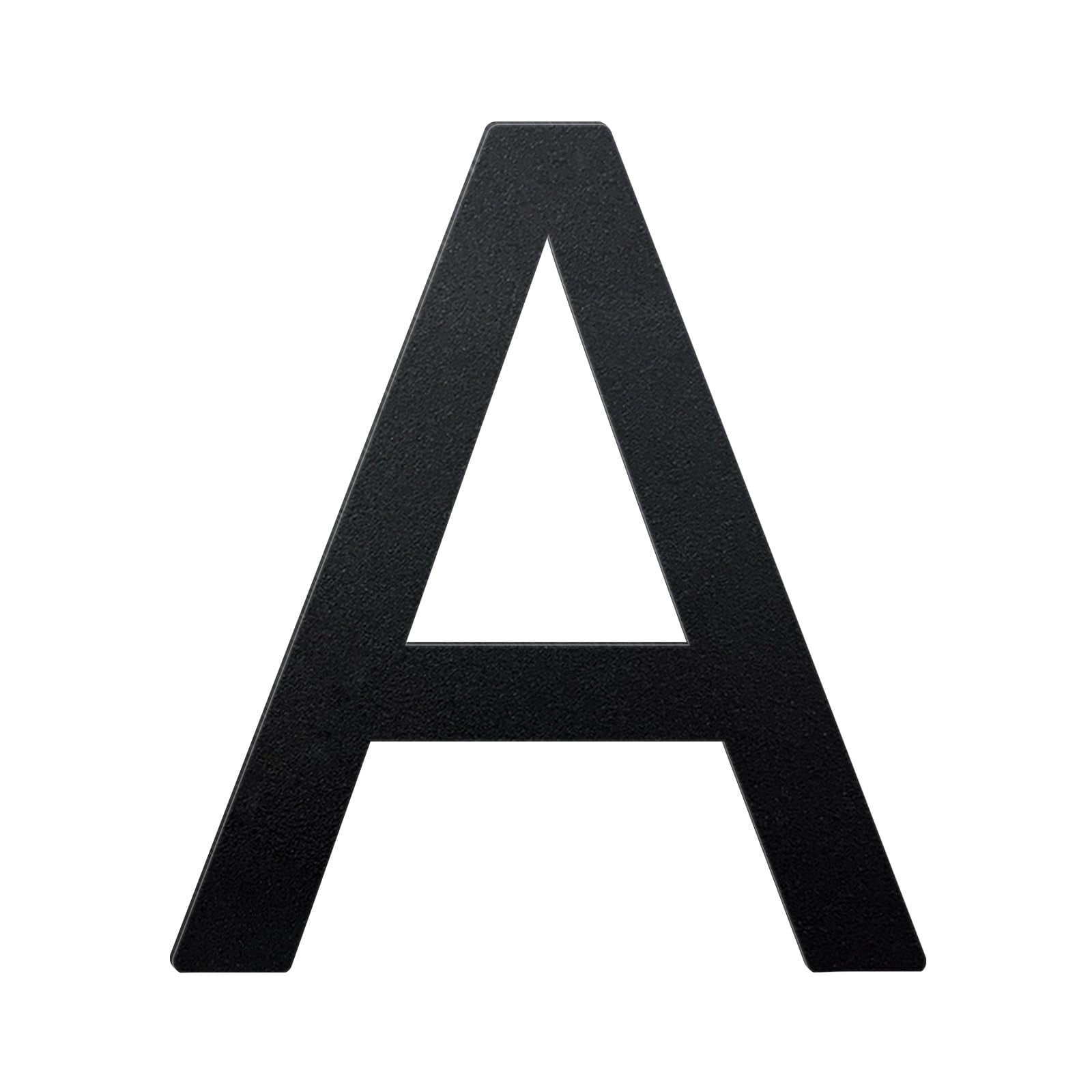 5.9 Inch Self Adhesive Mailbox Numbers (A-Z, Black), Modern Acrylic ...