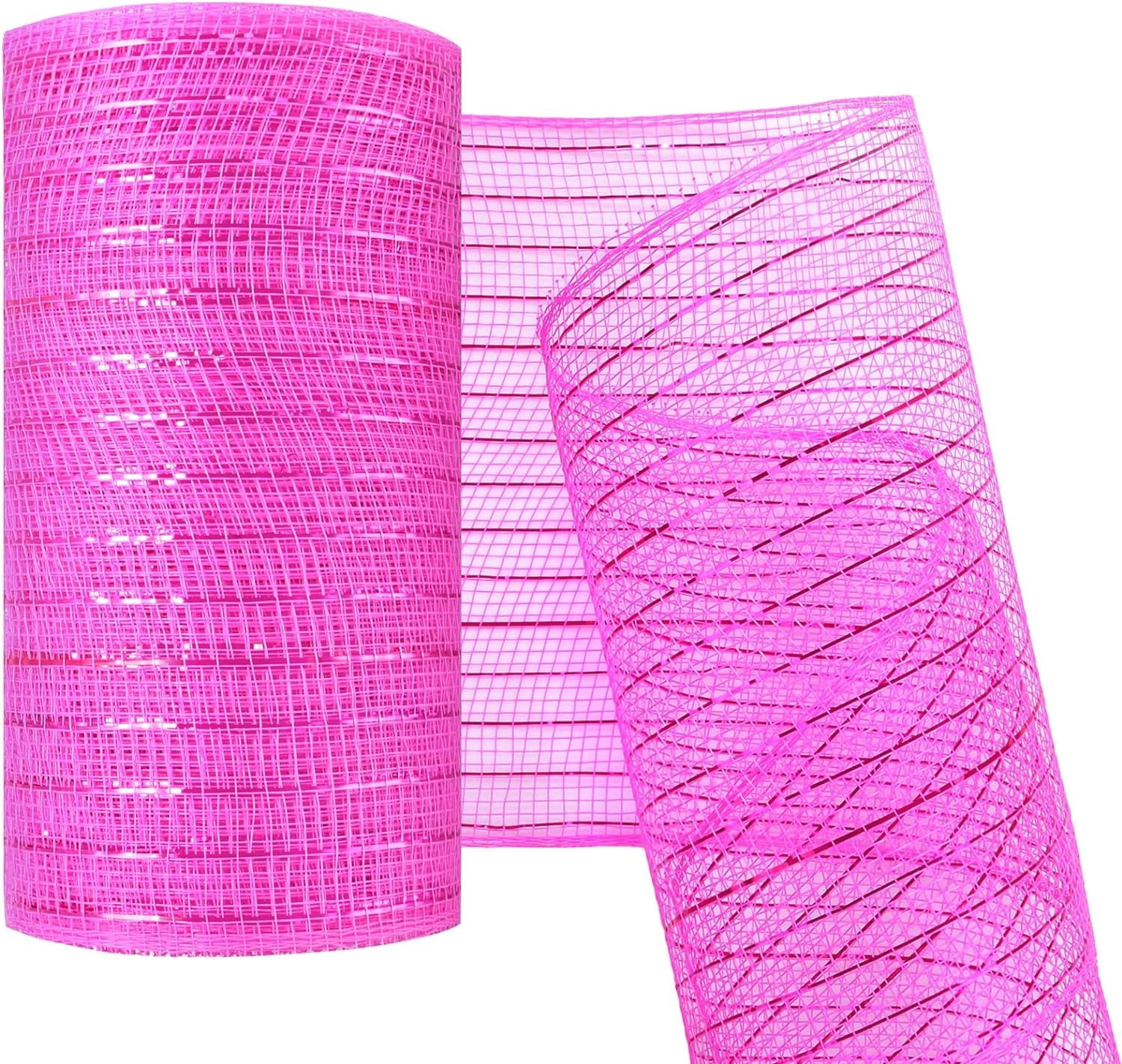 5.9 Inch x 30 Feet Decor Mesh Ribbon with Metallic Foil, Deco Mesh ...