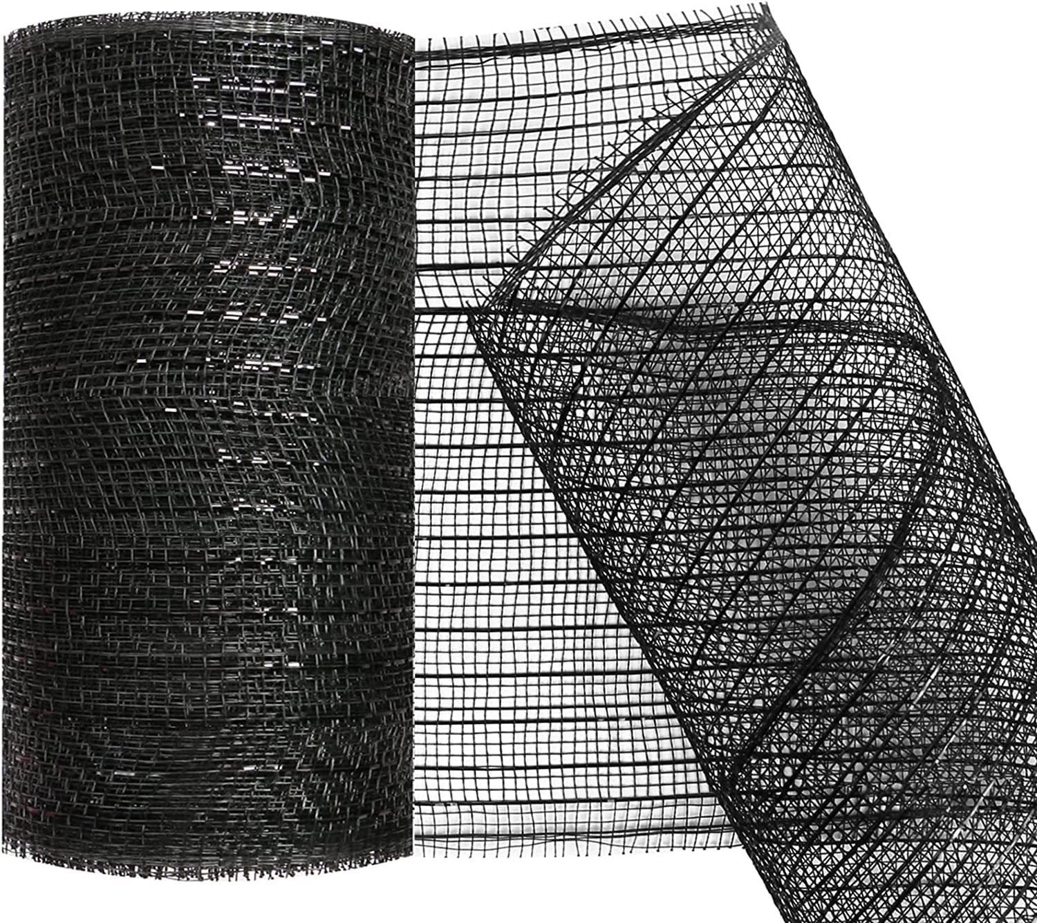 5.9 Inch x 30 Feet Decor Mesh Ribbon with Metallic Foil, Deco Mesh ...
