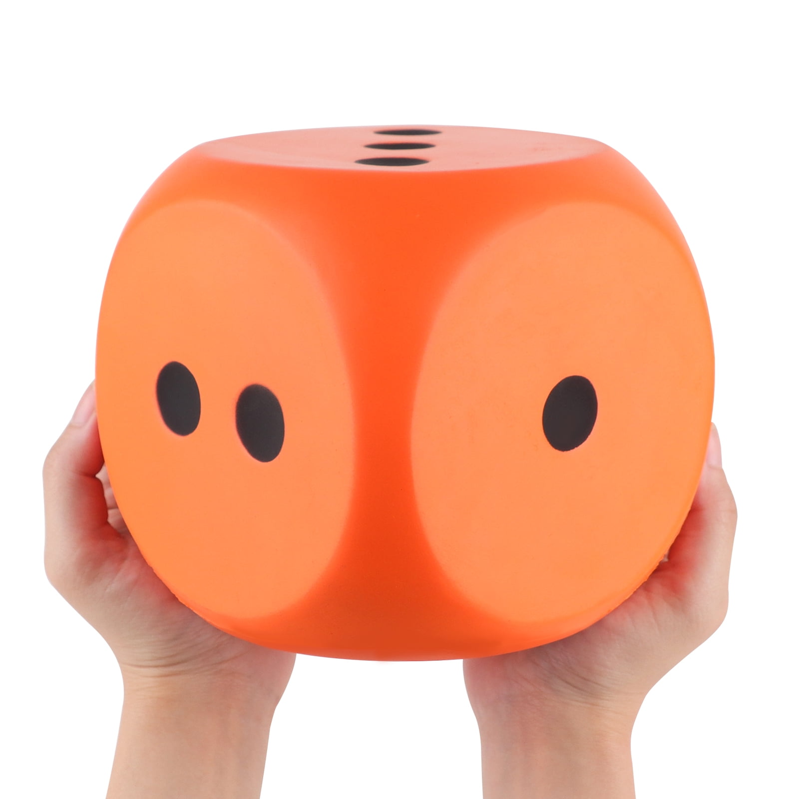 5.9'' Large Dice Giant Squishies,Foam Dice Big Squeeze Toys (Orange ...