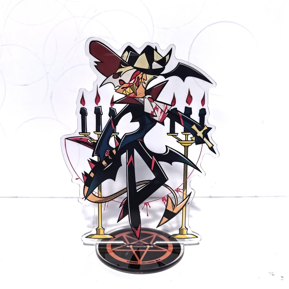 5.9" Tall Anime Helluva Boss Figure Stand Acrylic Model Ornaments ...