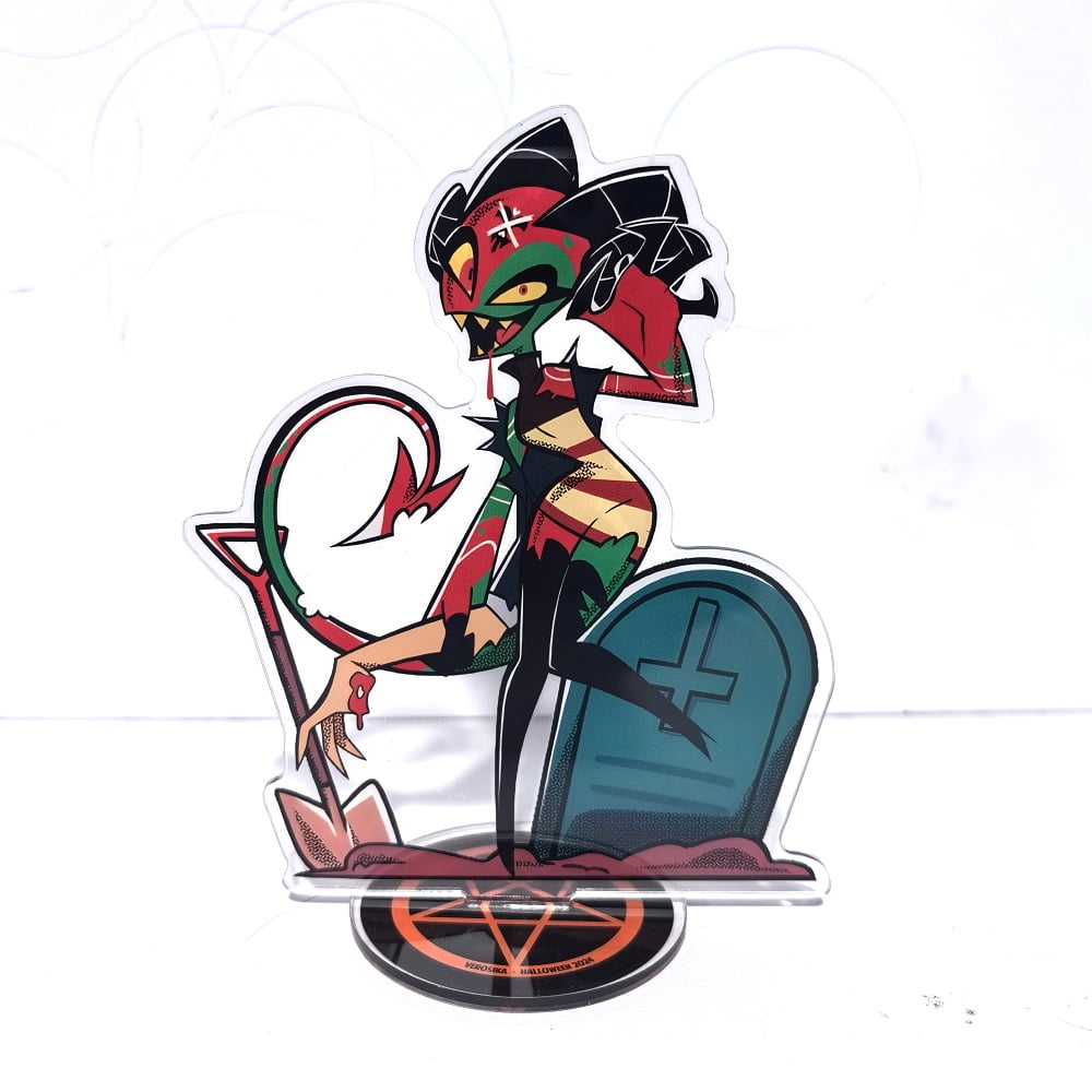 5.9" Tall Anime Helluva Boss Figure Stand Acrylic Model Ornaments ...