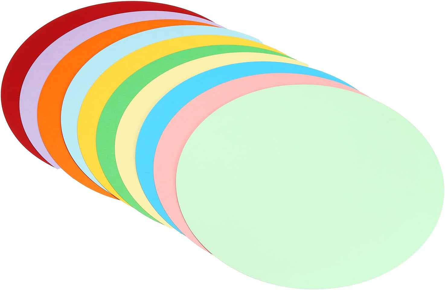 5.9-inch Round Cardboard Paper, 20 Pcs 230gsm Thick Blank Disc Circles ...