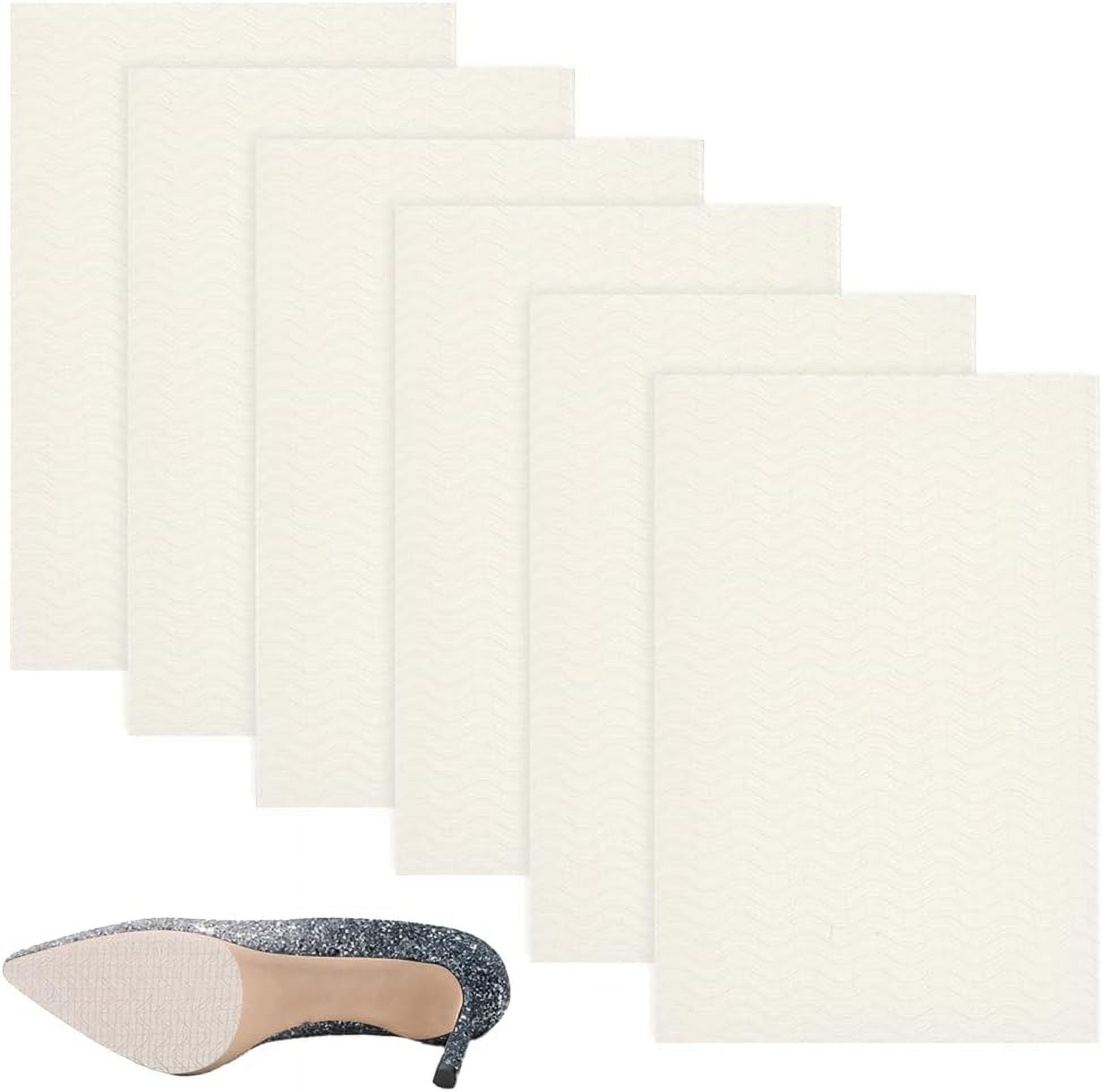 5.9 x 3.9 Inch Shoe Sole Protectors Anti-Slip Shoe Grip Sticker White ...