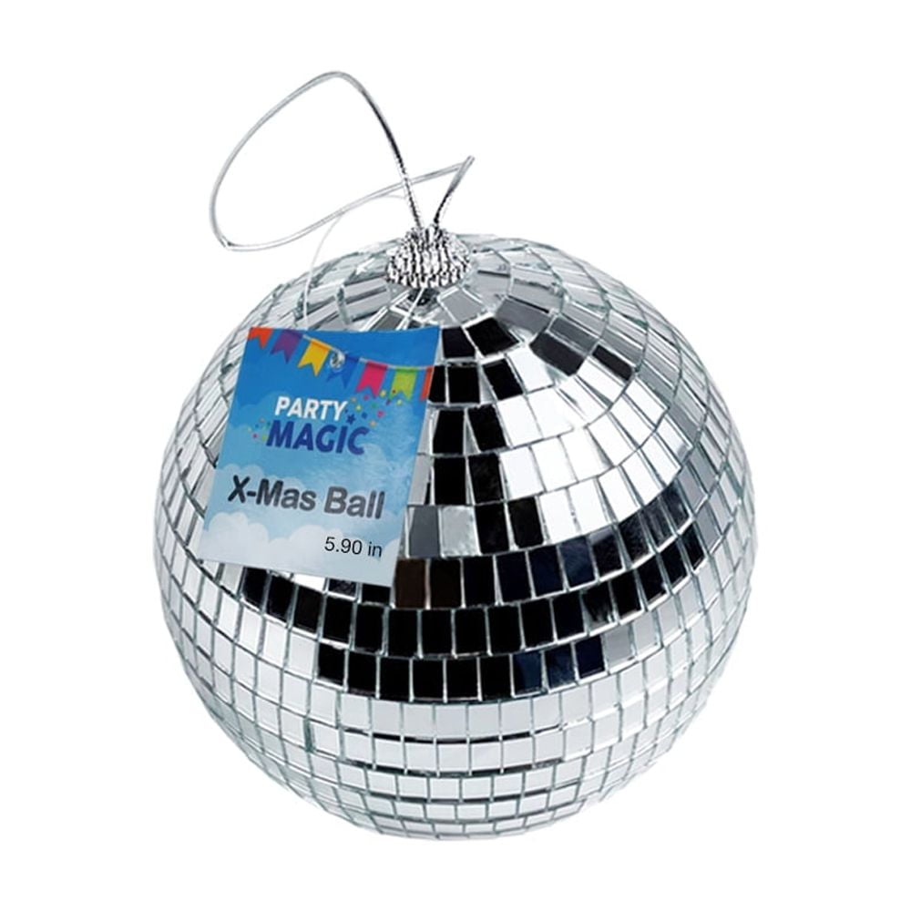 5.90" Party Magic Disco Mirror Ball: Made from Real Mirrors - Walmart.com