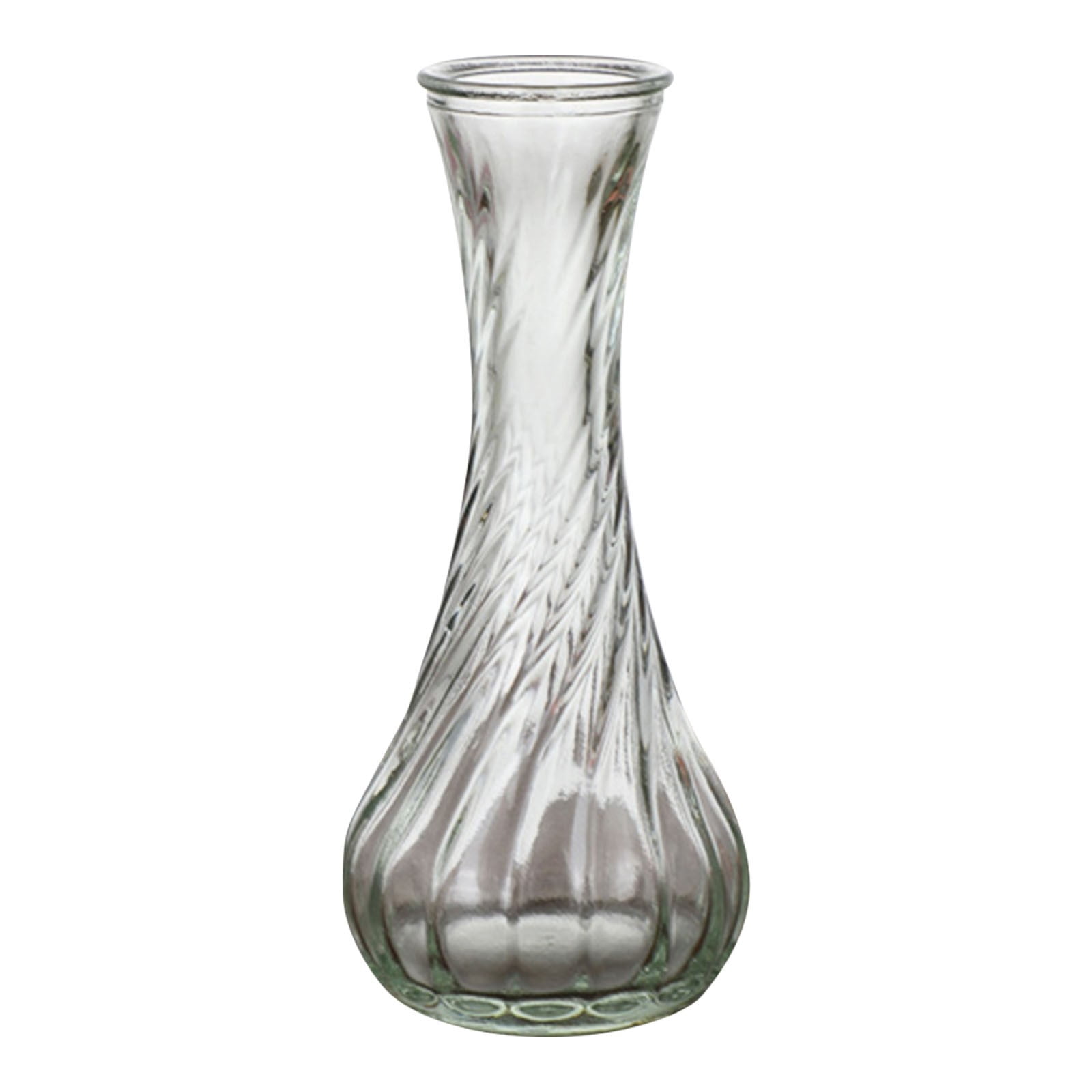 5.91-Inch Clear Glass Flower Vase, Modern Boho Table Centerpiece, Home ...
