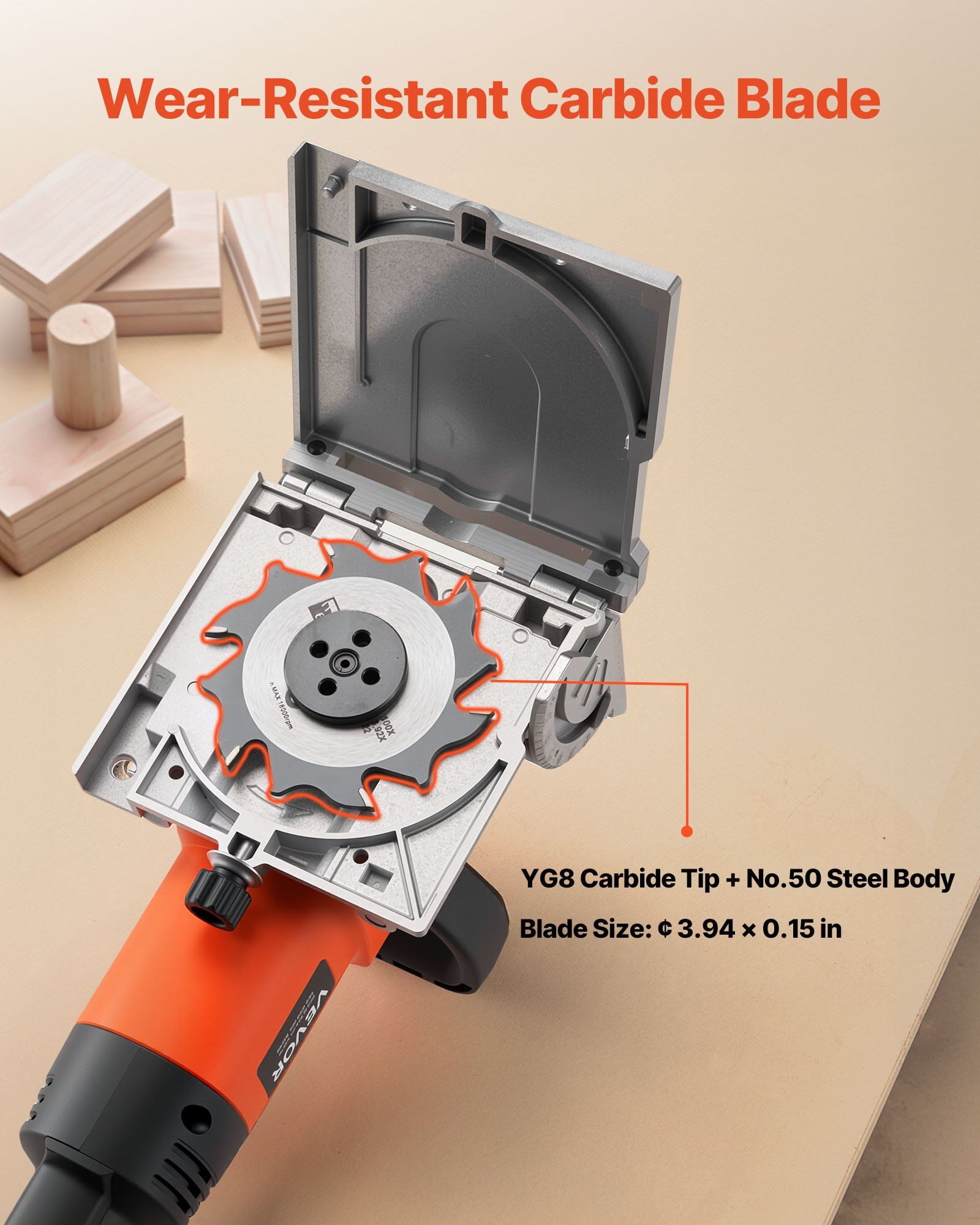 5.9A Electric Biscuit Joiner | 11600 RPM Plate Cutter Tool | Includes ...