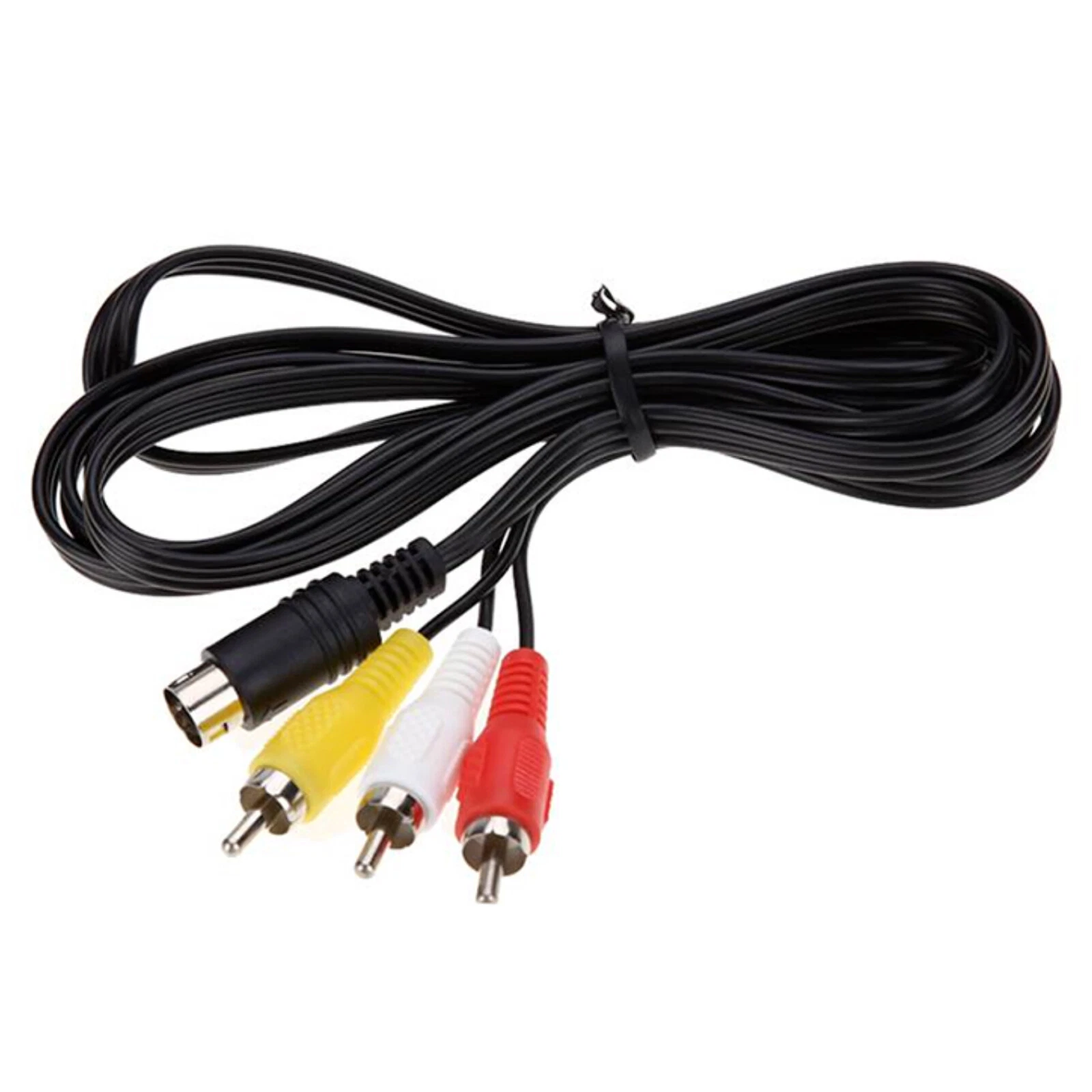 5.9Ft 9-Pin 3Rca Audio Video Av Cable Adapter Cord Wire For Sega ...