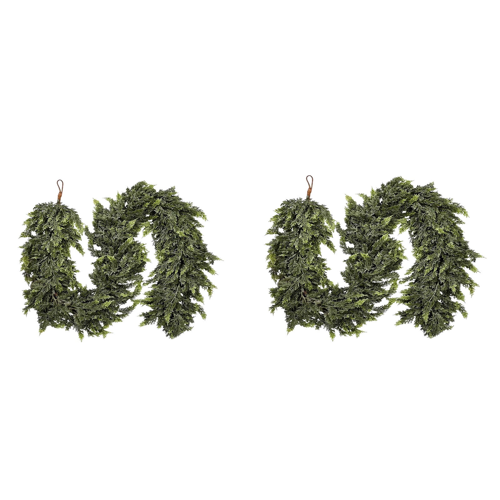 5.9Ft Christmas Garland - Cedar Garland - Cypress Garland - Real Touch ...