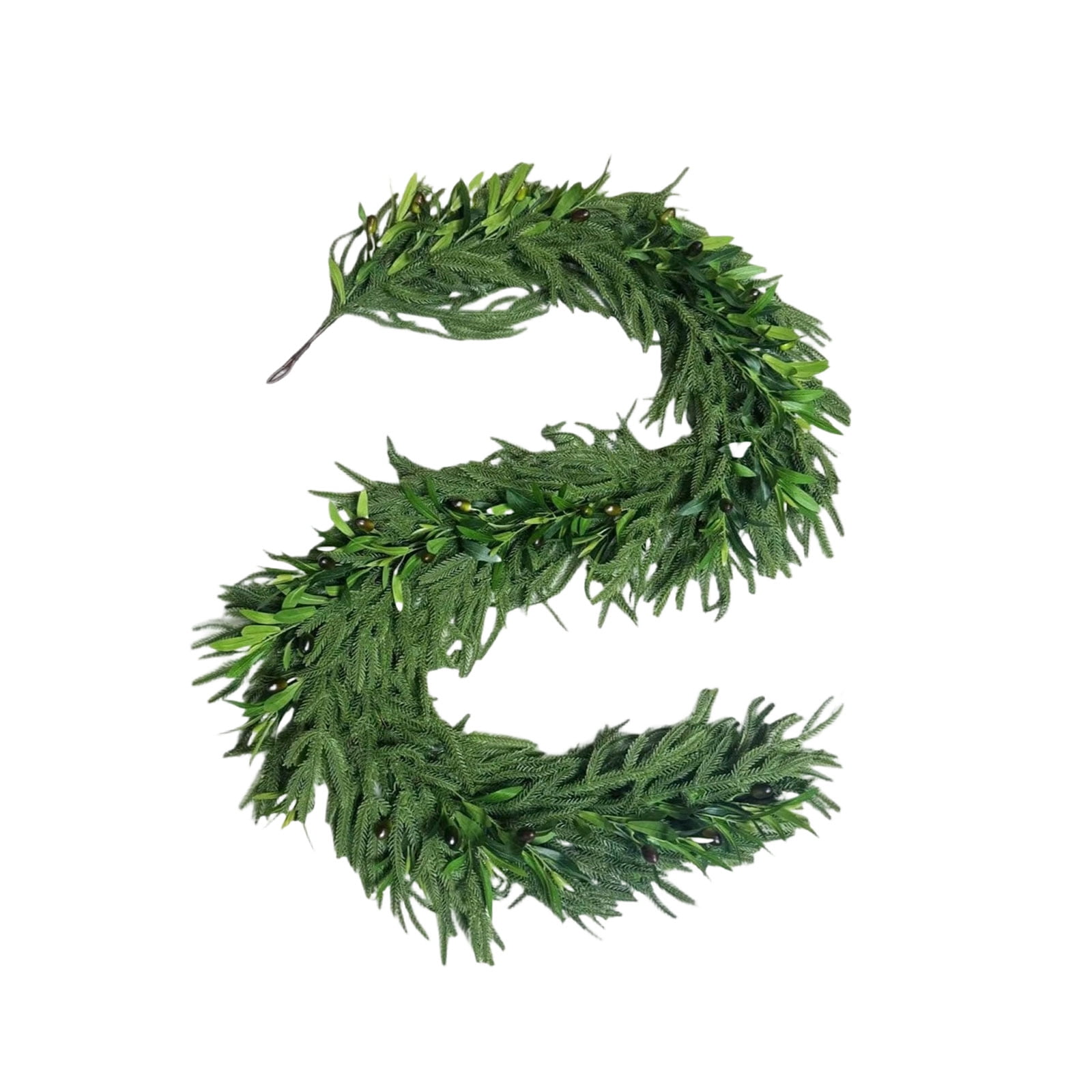 5.9Ft Christmas Garland Realistic Fuller,Natural Droopy,Lifelike Xmas ...