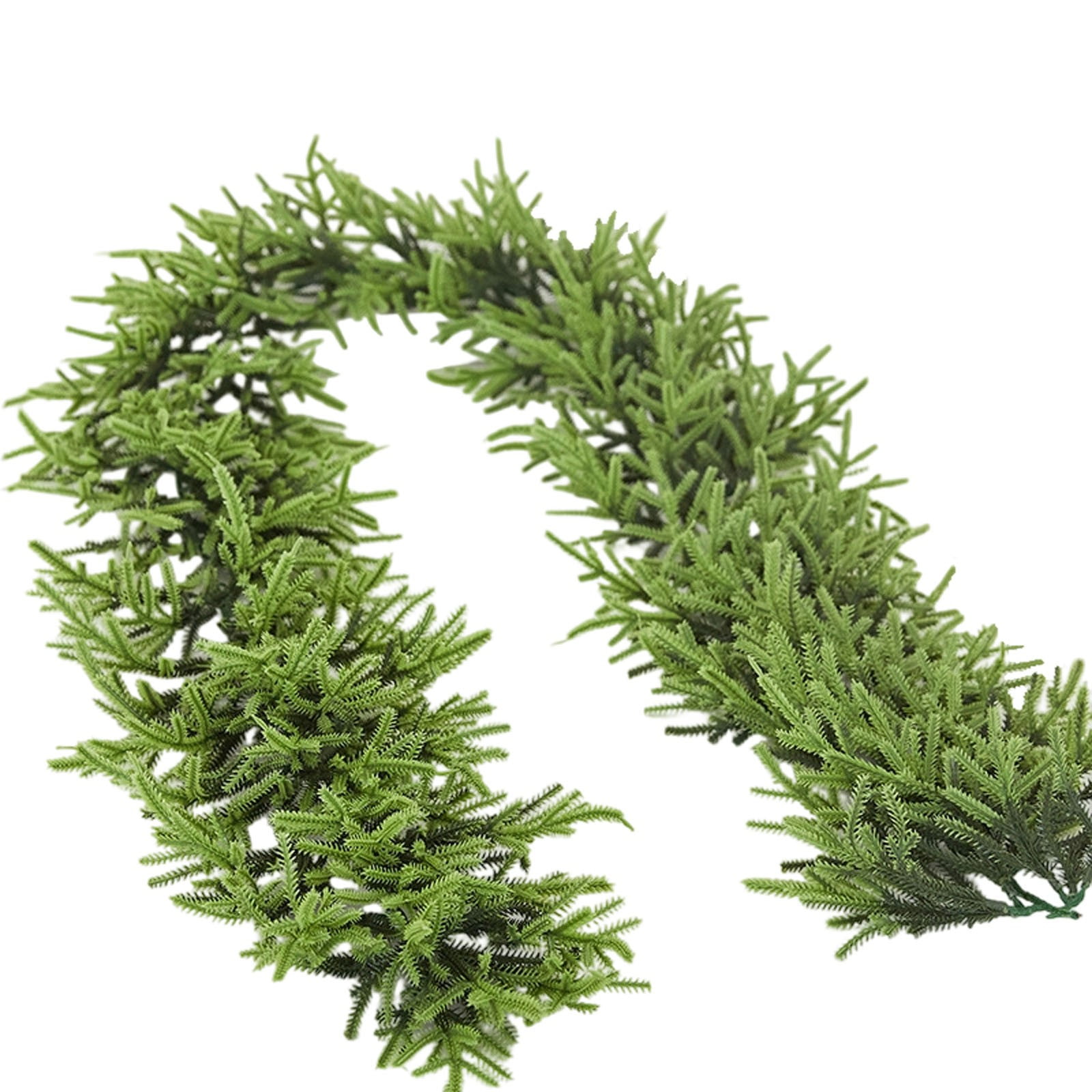 5.9ft Norfolk Pine Christmas Garland Artificial Greenery for Indoor ...