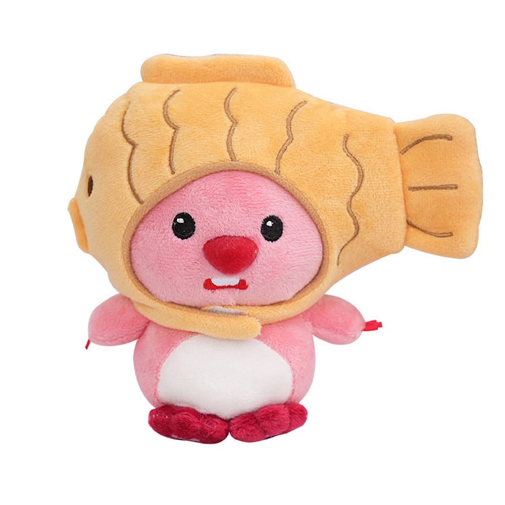 5.9in Cute Taiyaki Beaver Loopy Plush Toy 15Cm Cartoon Figure Plushies ...