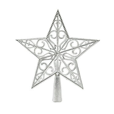 Gold Glitter Miniature 5 Point Star Tree Topper - 4 x 4.75 Inches 2/PK ...