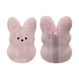 5.9inch Peeps Bunny Zipper Coin Purse, Mini Plush Wallet for Kids ...