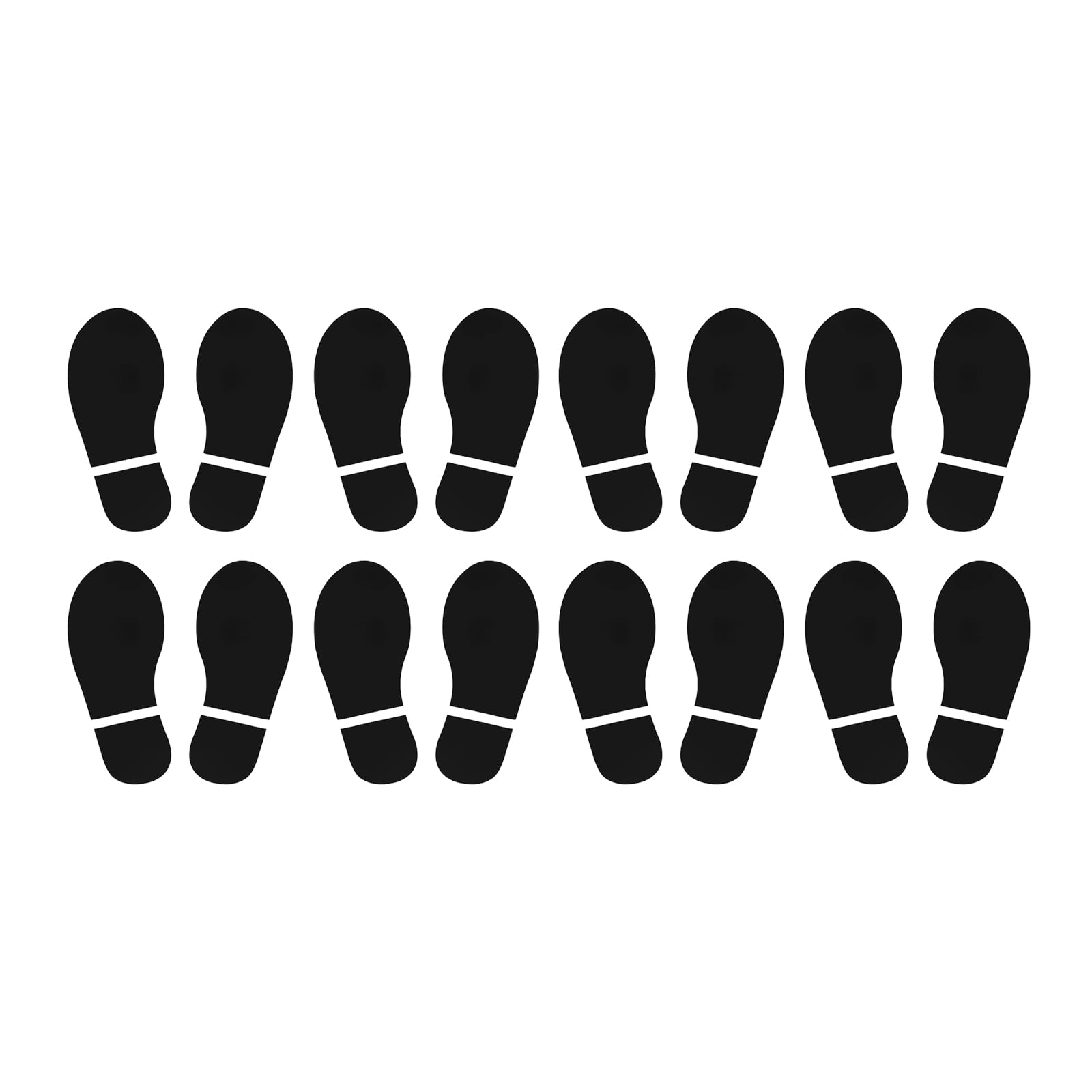 5.9x2.5" Footprints Floor Stickers Footprint Wall Stair Decal Sticker ...