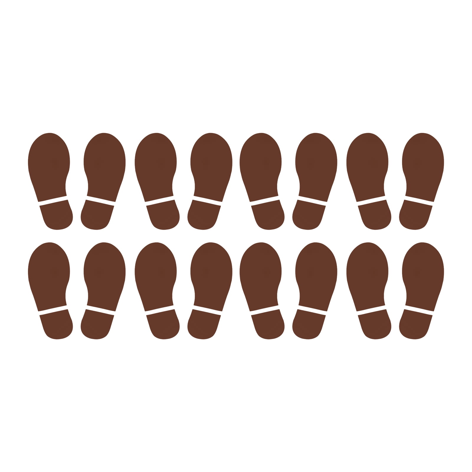 5.9x2.5" Footprints Floor Stickers Footprint Wall Stair Decal Sticker ...