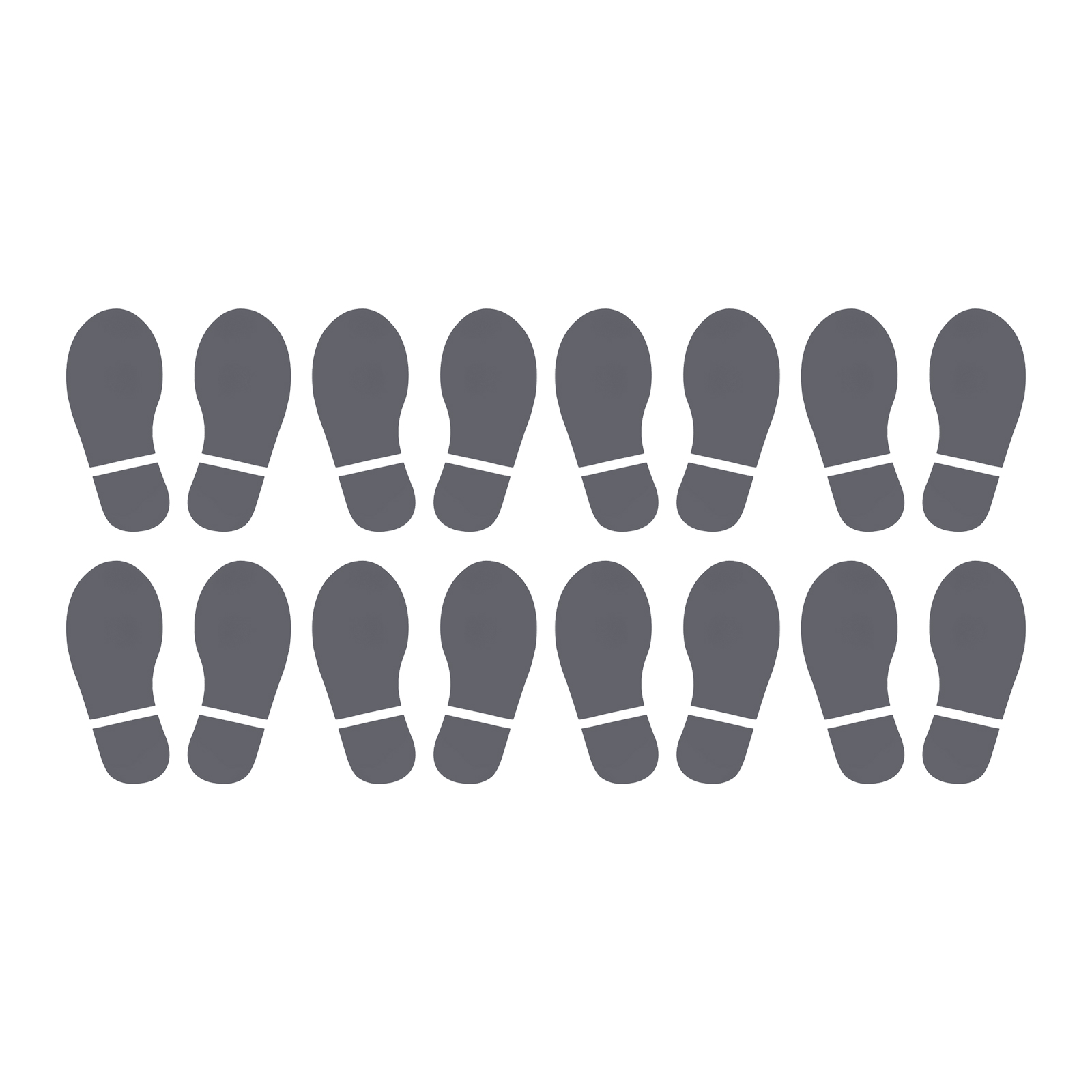 5.9x2.5" Footprints Floor Stickers Footprint Wall Stair Decal Sticker ...