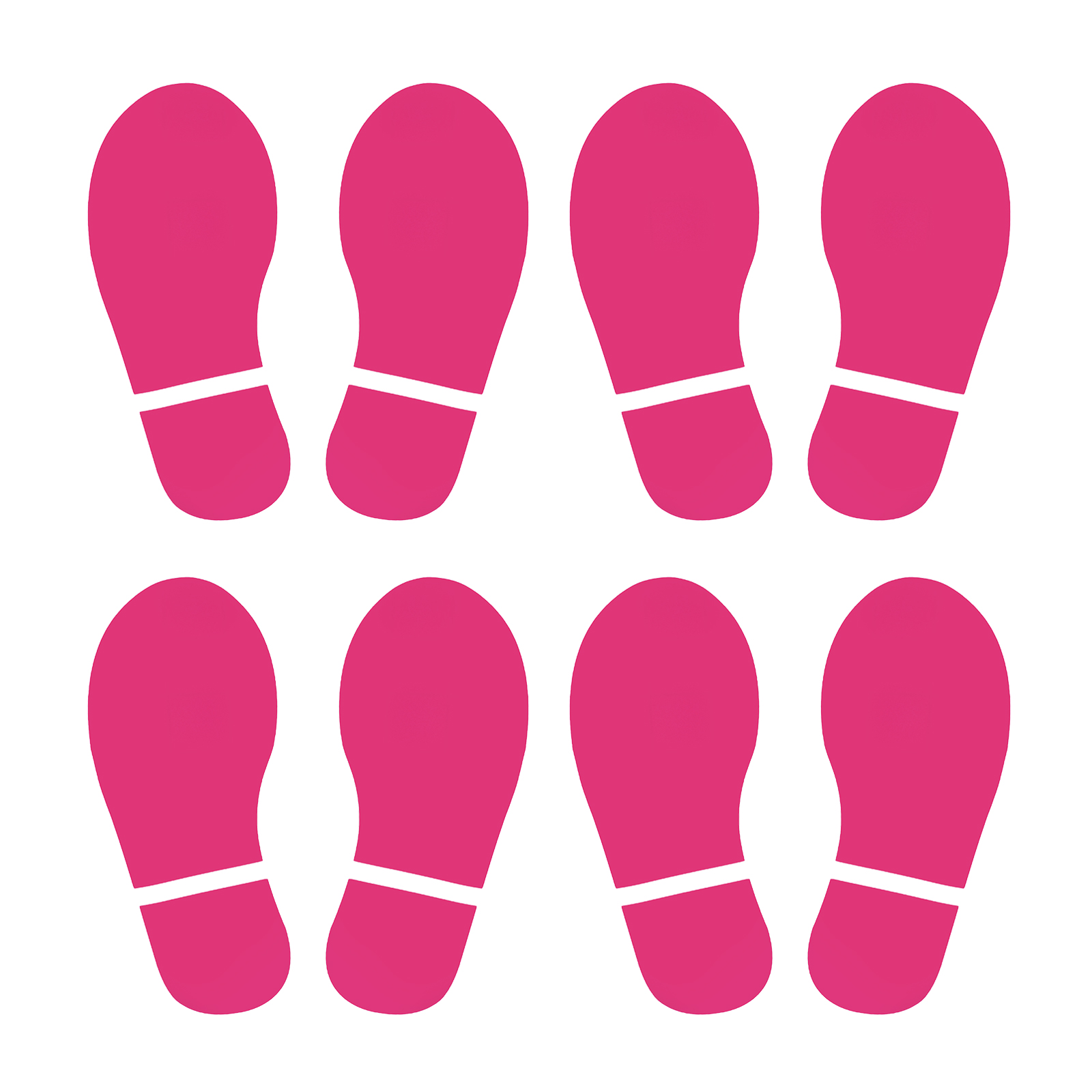 5.9x2.5" Footprints Floor Stickers Footprint Wall Stair Decal Sticker ...