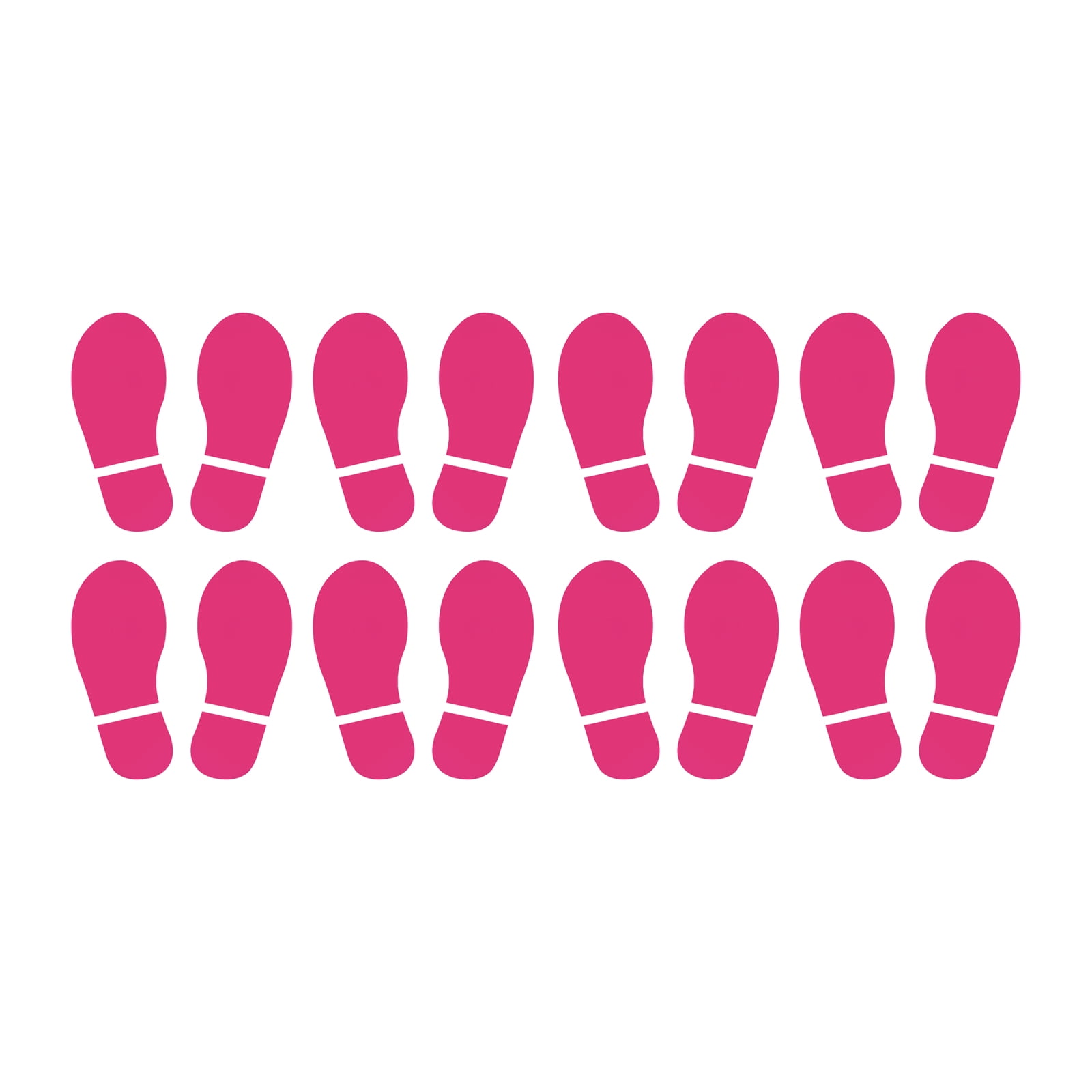 5.9x2.5" Footprints Floor Stickers Footprint Wall Stair Decal Sticker ...