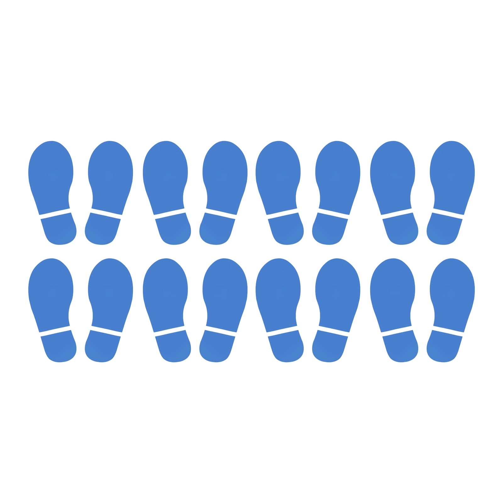 5.9x2.5" Footprints Floor Stickers Footprint Wall Stair Decal Sticker ...