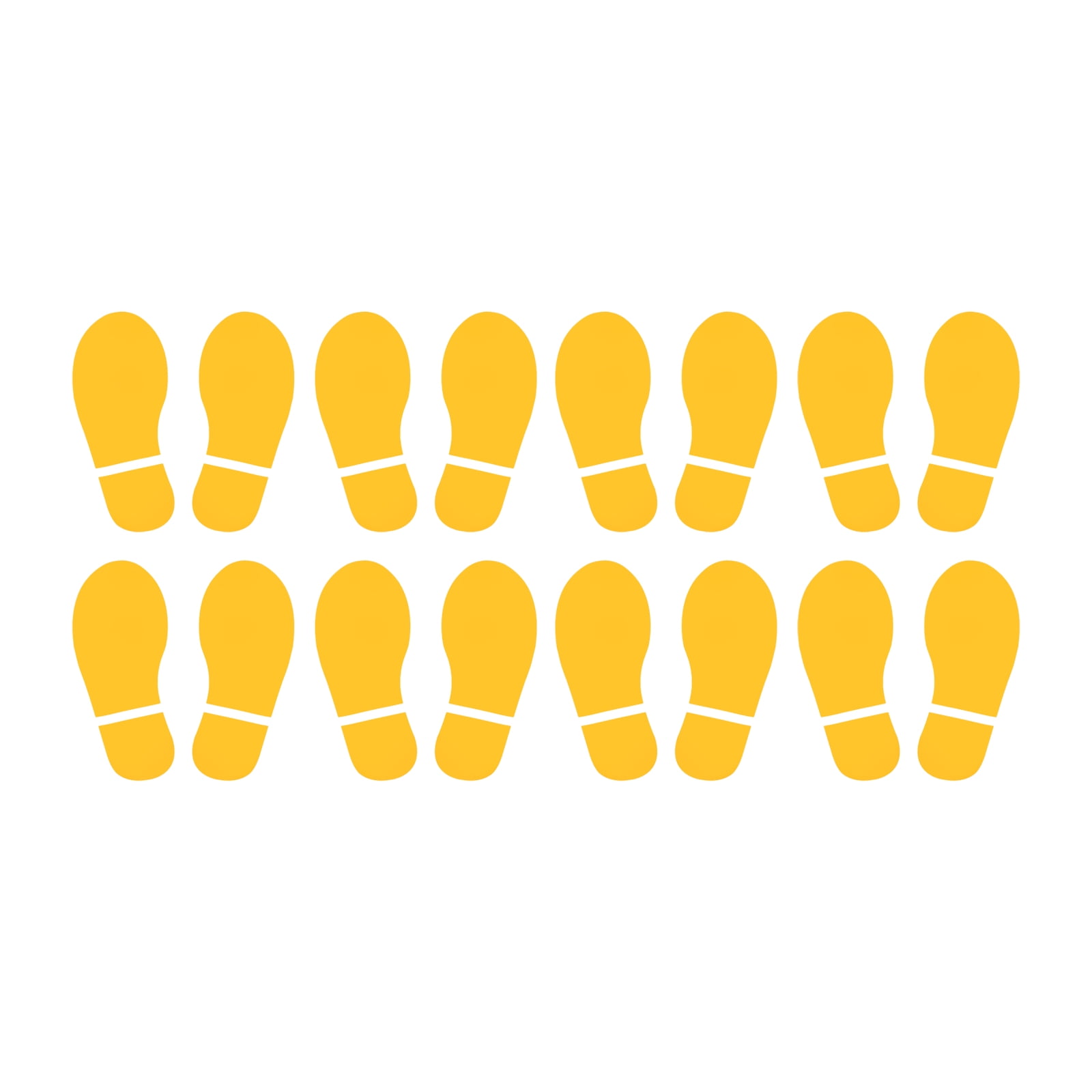 5.9x2.5" Footprints Floor Stickers Footprint Wall Stair Decal Sticker ...