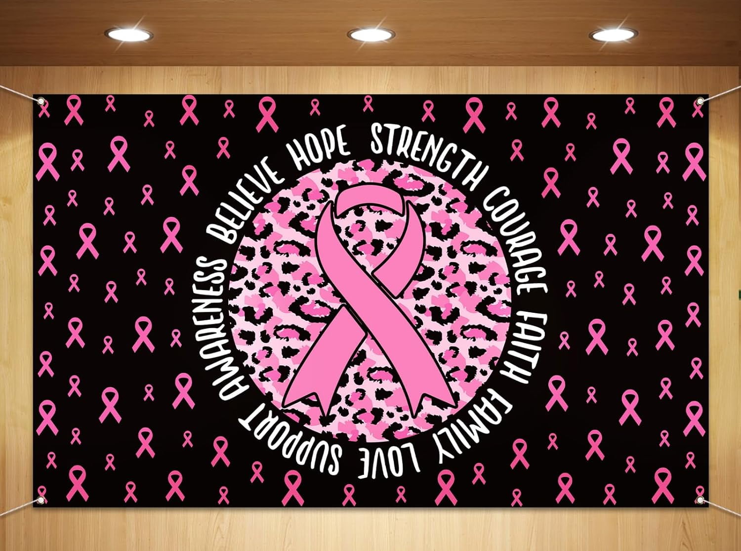 5.9x3.6FT Breast Cancer Awareness Photo Booth Beautiful Backdrop Pink ...