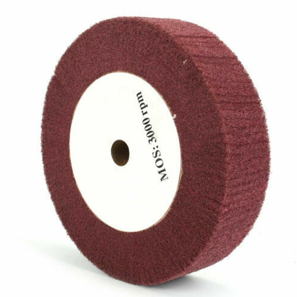 5\" Abrasive Nylon Grinding Wheel 320# Non-Woven Flap Polishing Disc ...