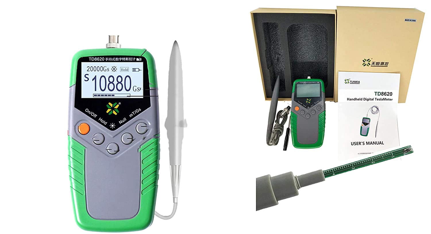 Tesla Meter Measurement Digital Gauss Meter Tesla Tester - Magnetic ...