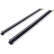 10' Lightweight Portable Handicap Wheelchair Telescoping Track Ramps ...