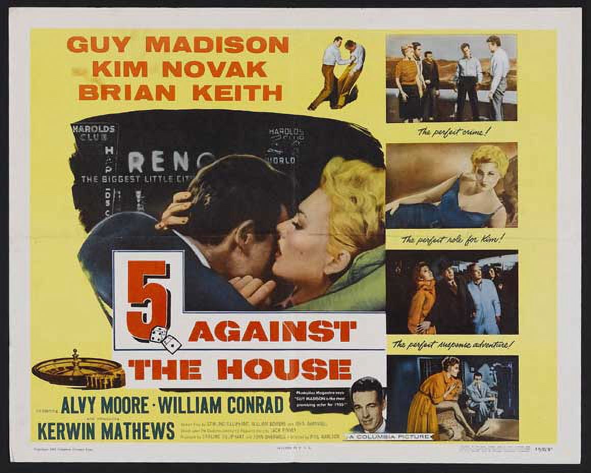 5 Against the House - movie POSTER (Half Sheet Style B) (22" x 28 ...