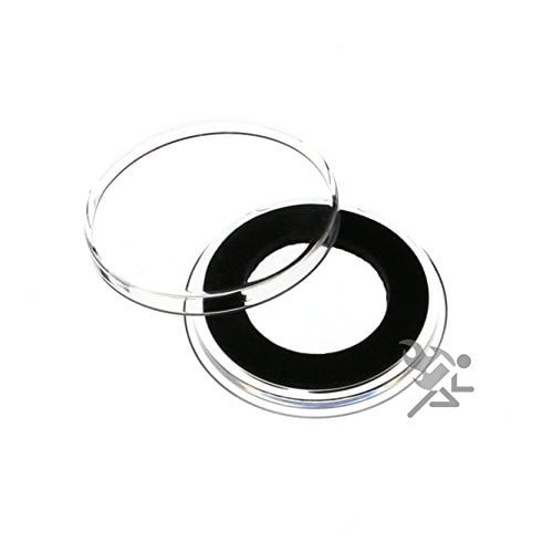 (5) Air-tite 20mm Black Ring Coin Holder Capsules for 1/4oz Gold Maple ...