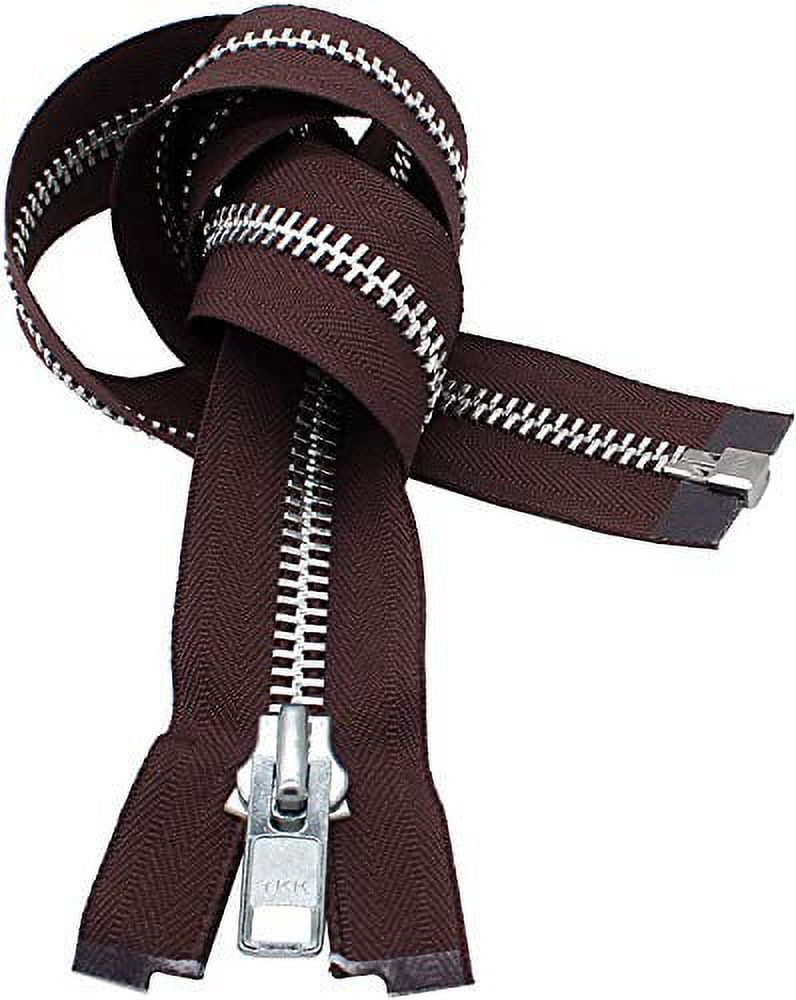 #5 Aluminum Metal Separating YKK Jacket Zipper - Choose Your Color ...