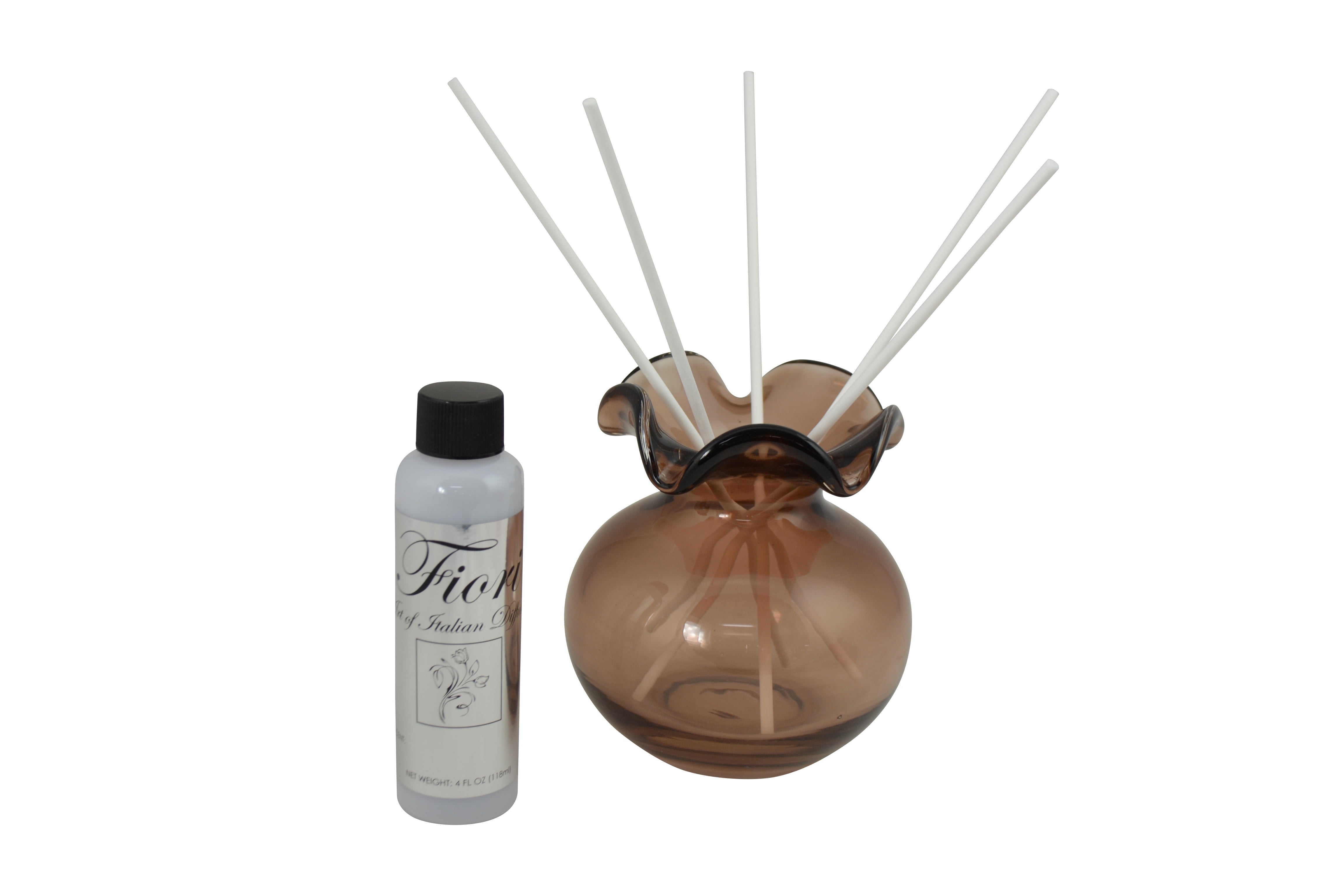 5" Amber Glass Vase Aroma Diffuser - Walmart.com