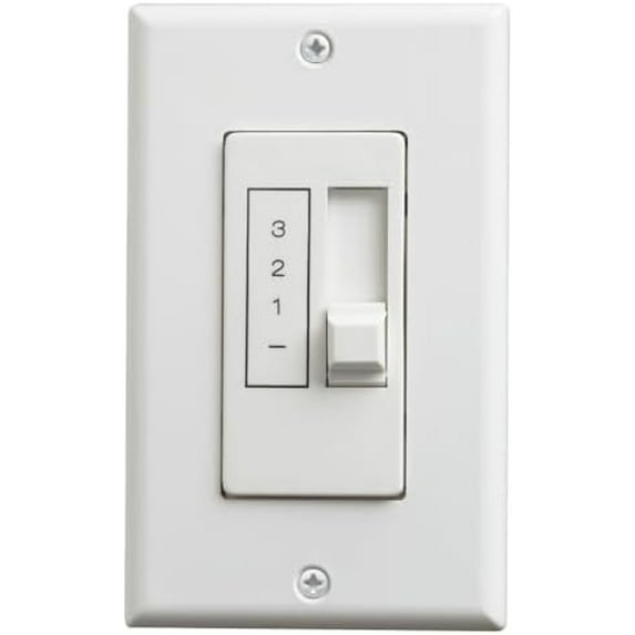 5 Amp Slide Fan Control | 3-Speed Wall Switch for Multiple Ceiling Fans ...