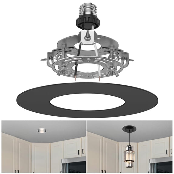 5" And 6" Recessed Can Light Conversion Kit Fixture Upgrade Pendant ...