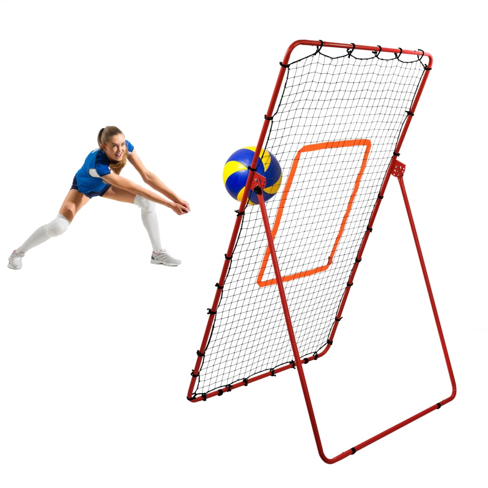 5-Angle Volleyball Rebounder Net - Portable Training Tool for Baseball ...
