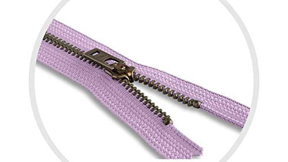 #5 Antique Brass Jeans/Pants Lavender Medium Weight YKK Zippers - Color ...