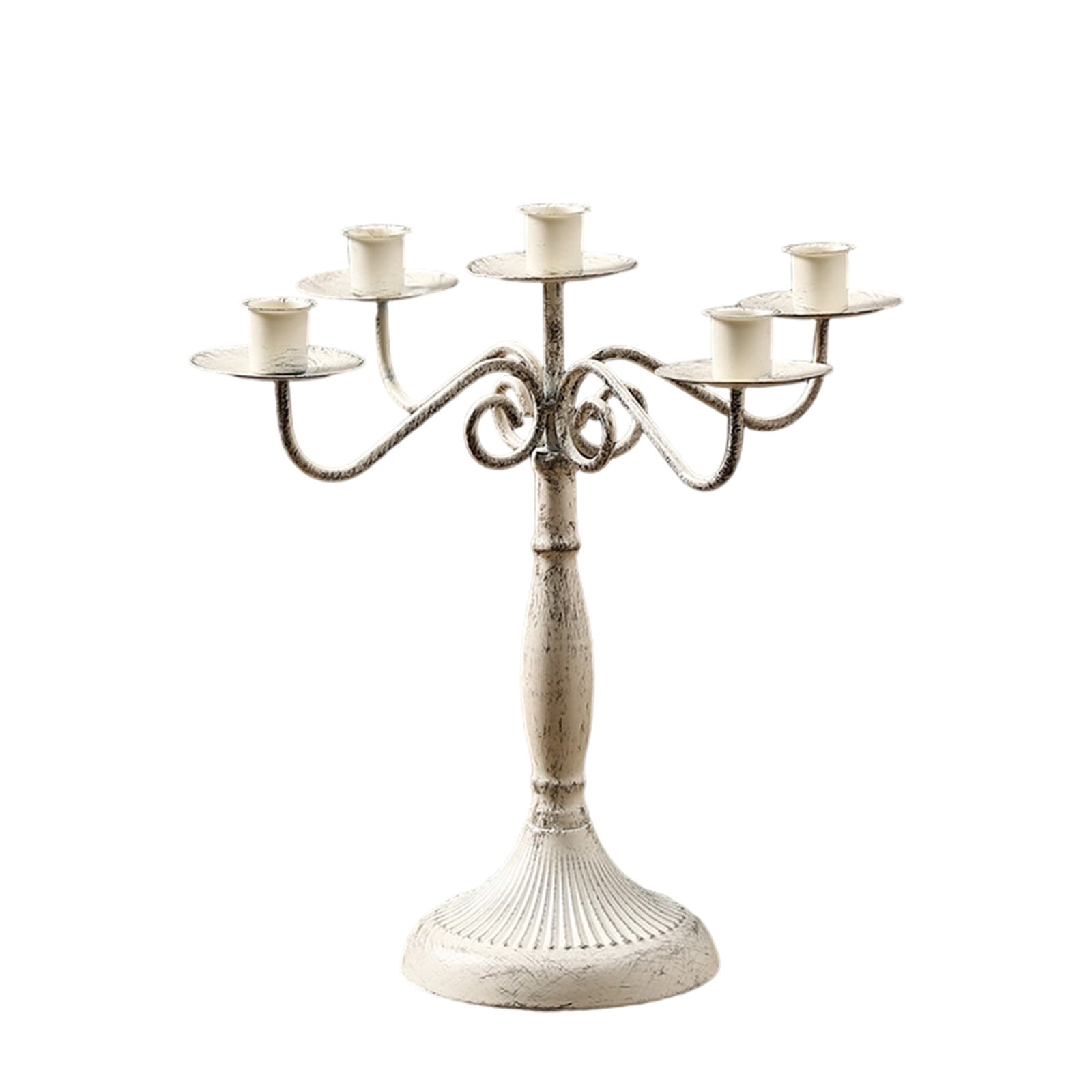 5 Arm Candelabra Candelabrum Dining Table Candle Stand Candlestick ...