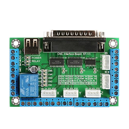 5 Axis Breakout Board for Stepper Motor Driver CNC Mill$$Tools & Hardware Other - Walmart.com
