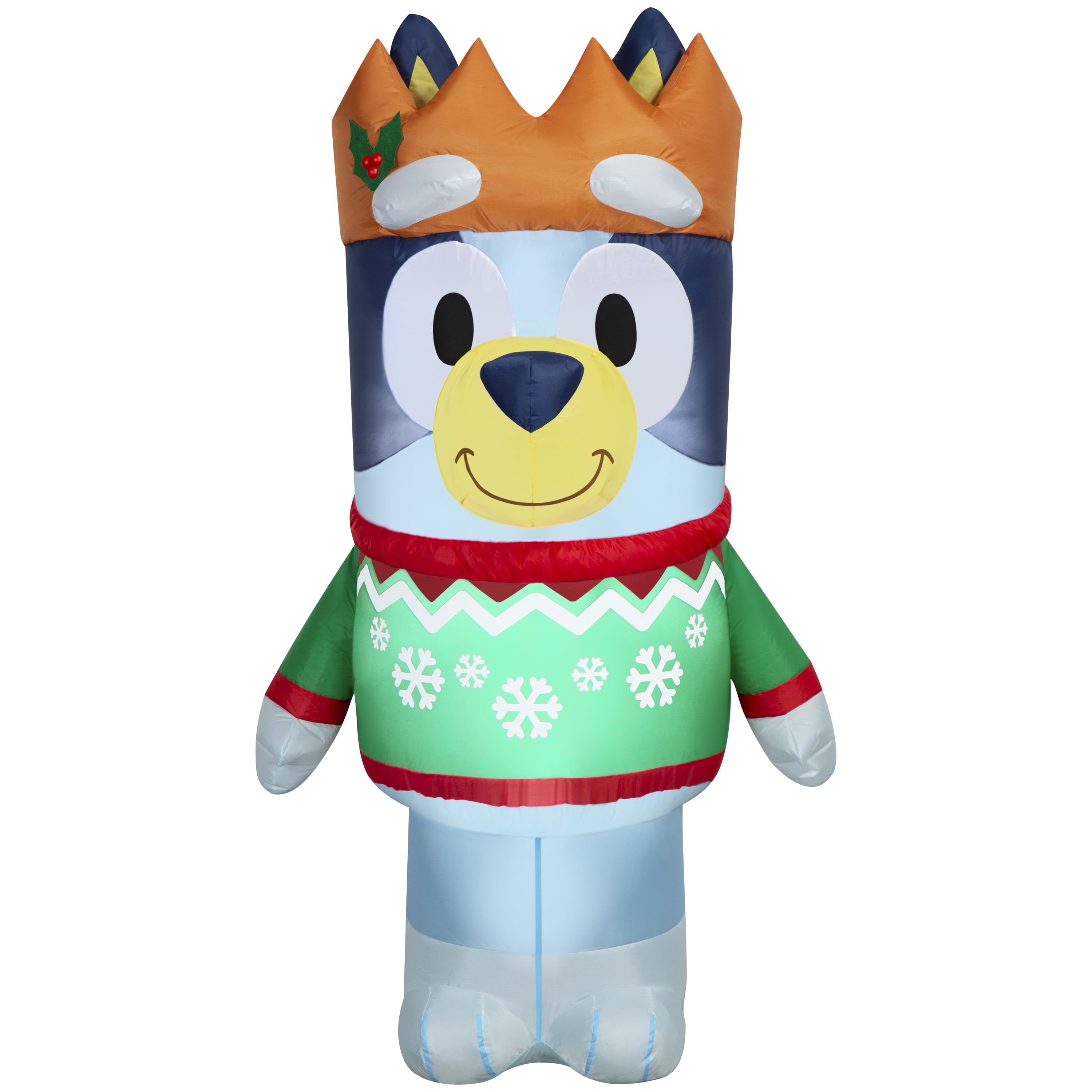 5 ft Bluey in Sweater Christmas Airblown Yard Inflatable, Multicolor ...