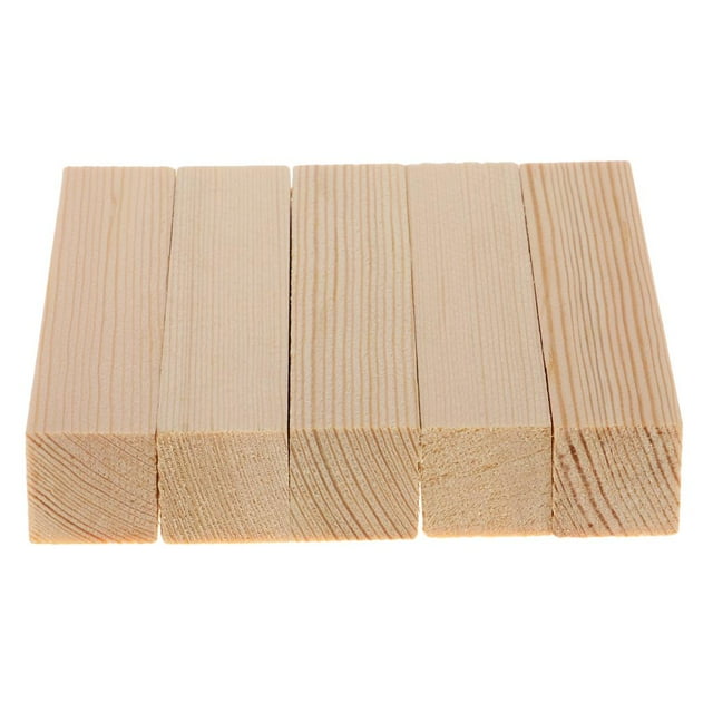 5 Balsa Wood Block Rod Sticks Model Making Architect Craft 100mm ...