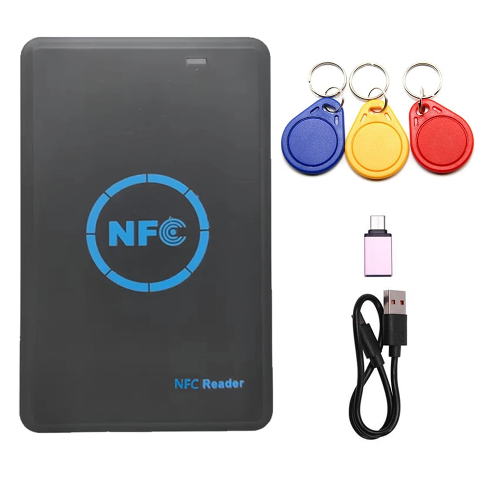 5-Band NFC Smart Chip Reader/Writer+3XCUID Keychain 125K 13.56M Copier ...