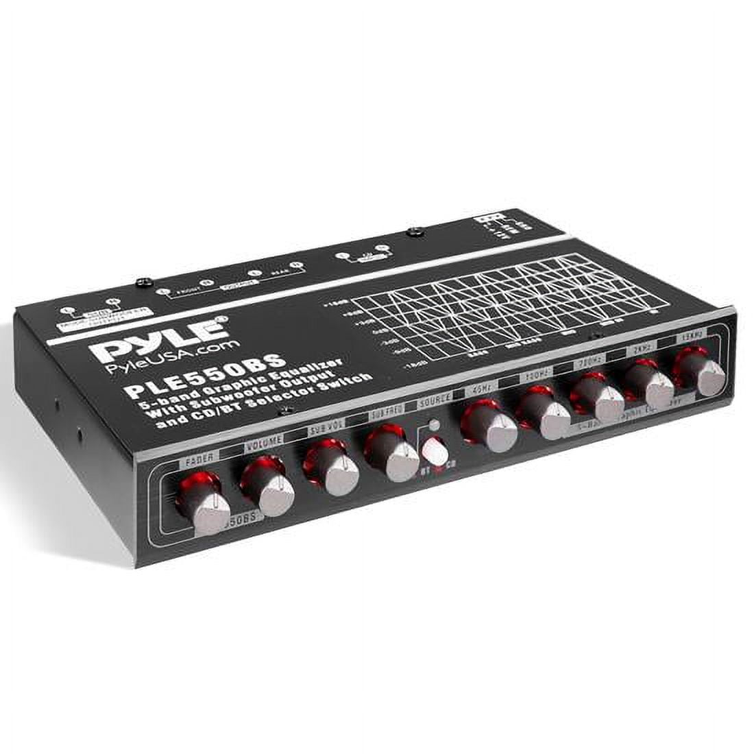 5 Bands Graphic Equalizer with SUB Volume Adjustable for Subwoofer ...