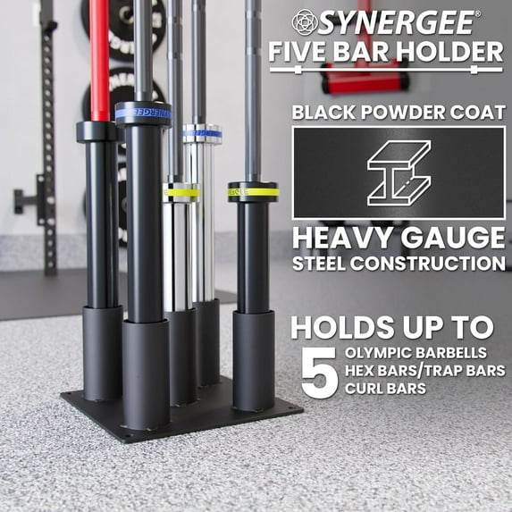 5 Barbell Holder Storage & Organization for Home, Commercial, & Garage ...