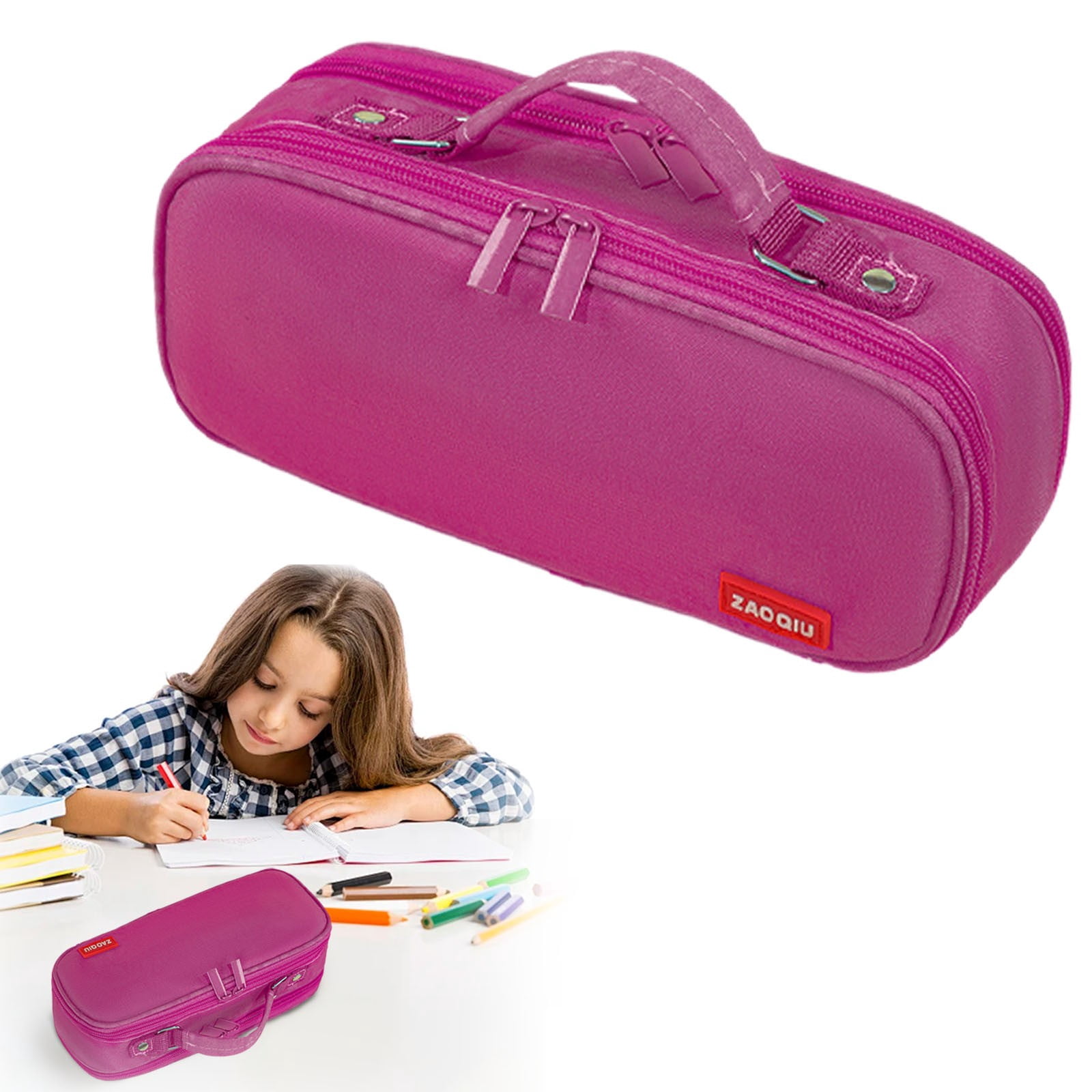 Under $5 Big Capacity Pencil Pouch, Large Capacity Pencil Case with Dry ...