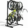 5 Bike Storage Rack, Freestanding Bike Storage, Adjustable Height ...