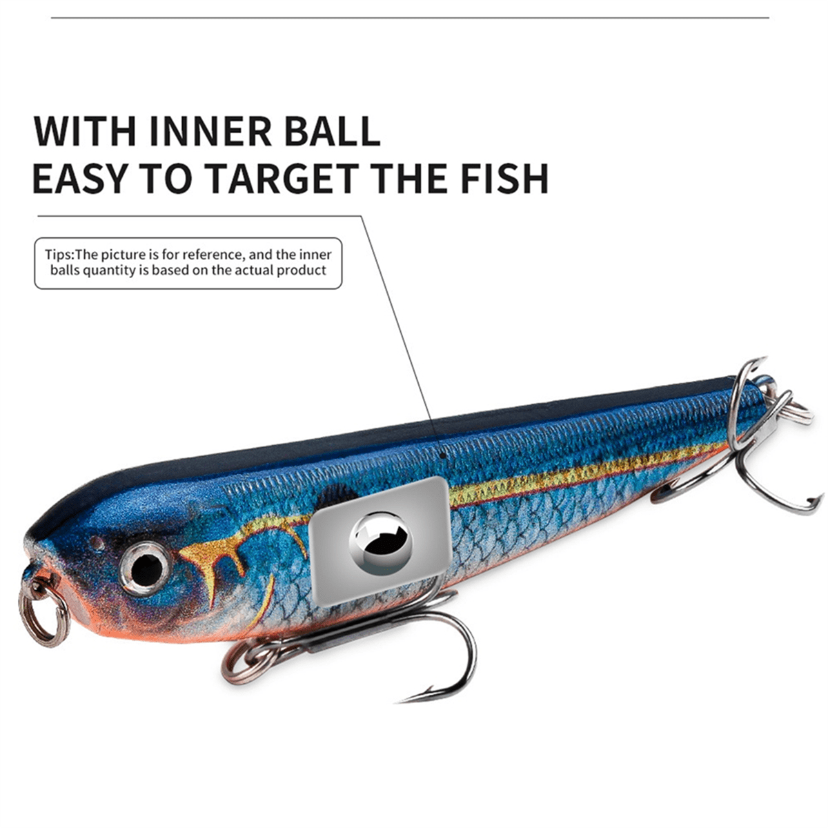 5 * Bionic Fish Bait-As Shown - Walmart.com