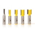 Yonico 14522 5 Bit Straight Router Bit Set 1/2-Inch Shank - Walmart.com